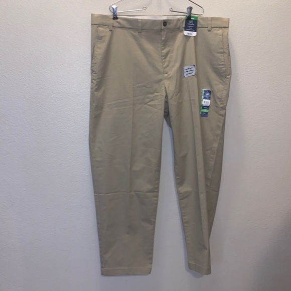 George | Pants | Nwt George Premium Khaki Straight Leg Pants Beige ...
